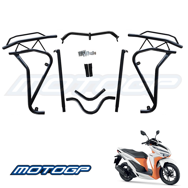 HOT SELL 1 Set Alloy Full Armor Crash Guard FOR HONDA CLICK v2 125i ...