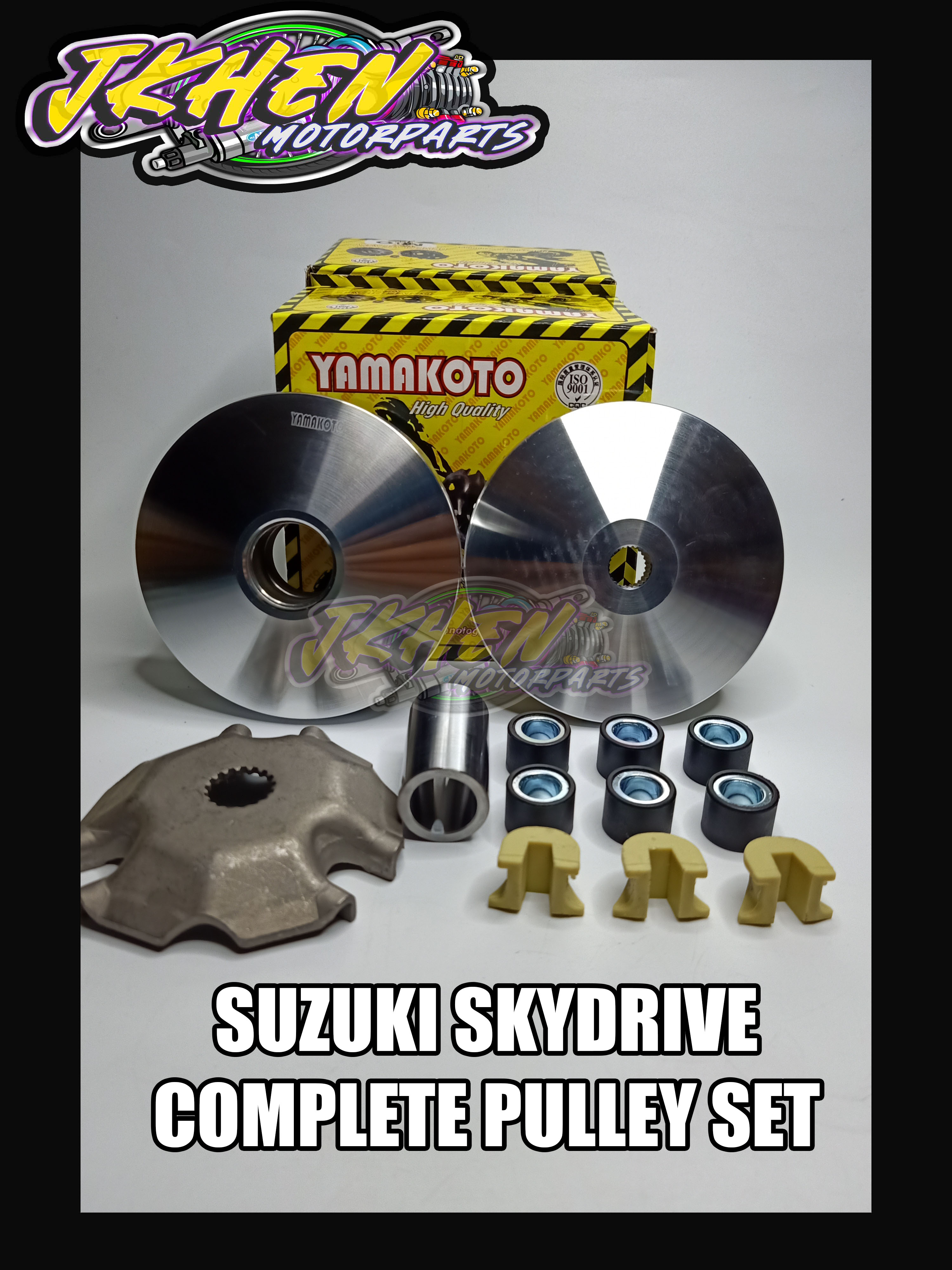SUZUKI SKYDRIVE STOCK COMPLETE PULLEY SET WITH FREE FLYBALL | Lazada PH