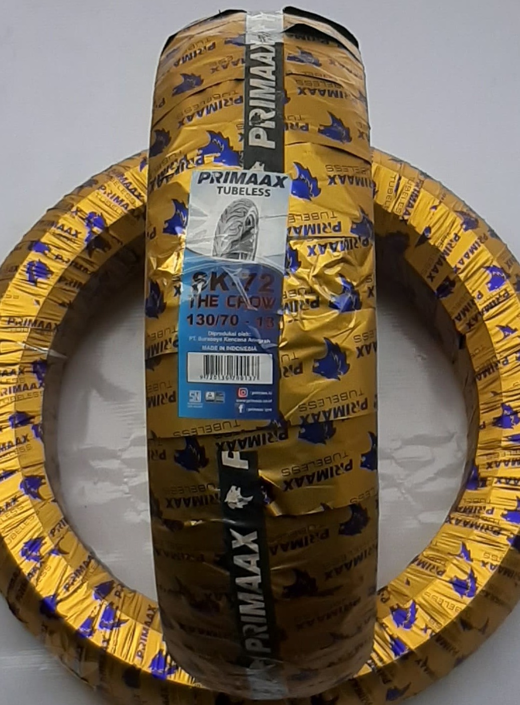 PRIMAAX TIRE (1PC) 130/70/13 THE CROW TUBELESS | Lazada PH
