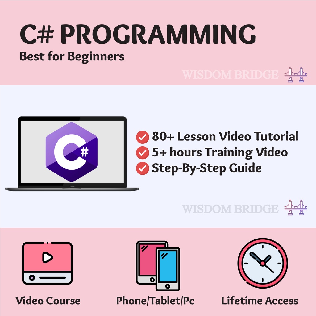 [Video Course] C# Programming For Beginners - Learn | Lazada PH