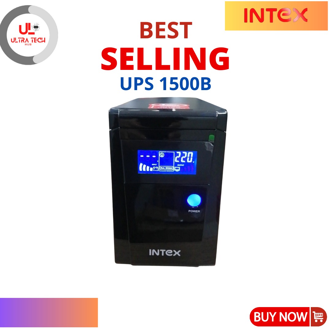INTEX 1500VA 900w UPS 8 American sockets | Lazada PH