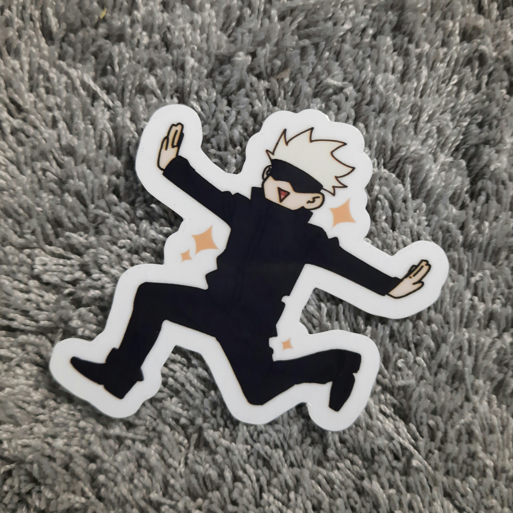Gojo JJK/Jujutsu Kaisen Waterproof Vinyl Stickers - by sberrymango ...