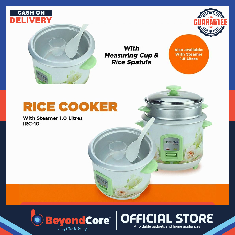 BeyondCore 1.0L RICE COOKER W/ STEAMER (IRC-10) | Lazada PH