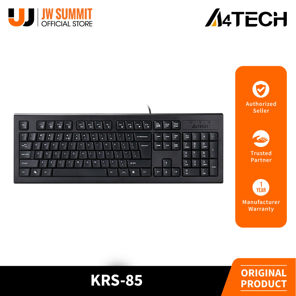 A4Tech KRS-85 Natural A Layout Adjustable USB Wired Keyboard with FN ...