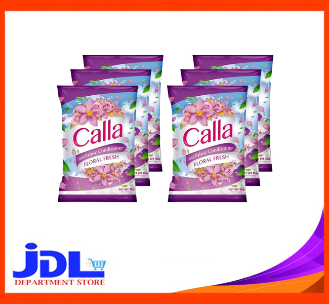 JDL CALLA LAUNDRY POWDER WITH FABRIC CONDITIONER FLORAL FRESH (VIOLET ...