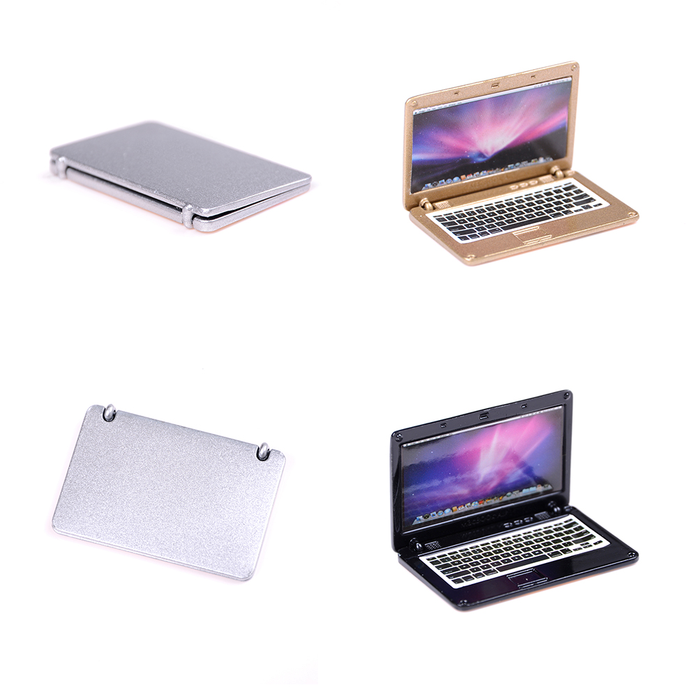 FOO Hot Sale Doll House BJD Scene MINI Laptop Computer Doll Accessories ...