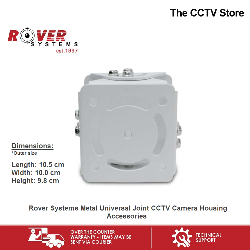 Rover Systems 10.5 cm x 10.0 cm x 9.8 cm Metal Universal Joint CCTV ...