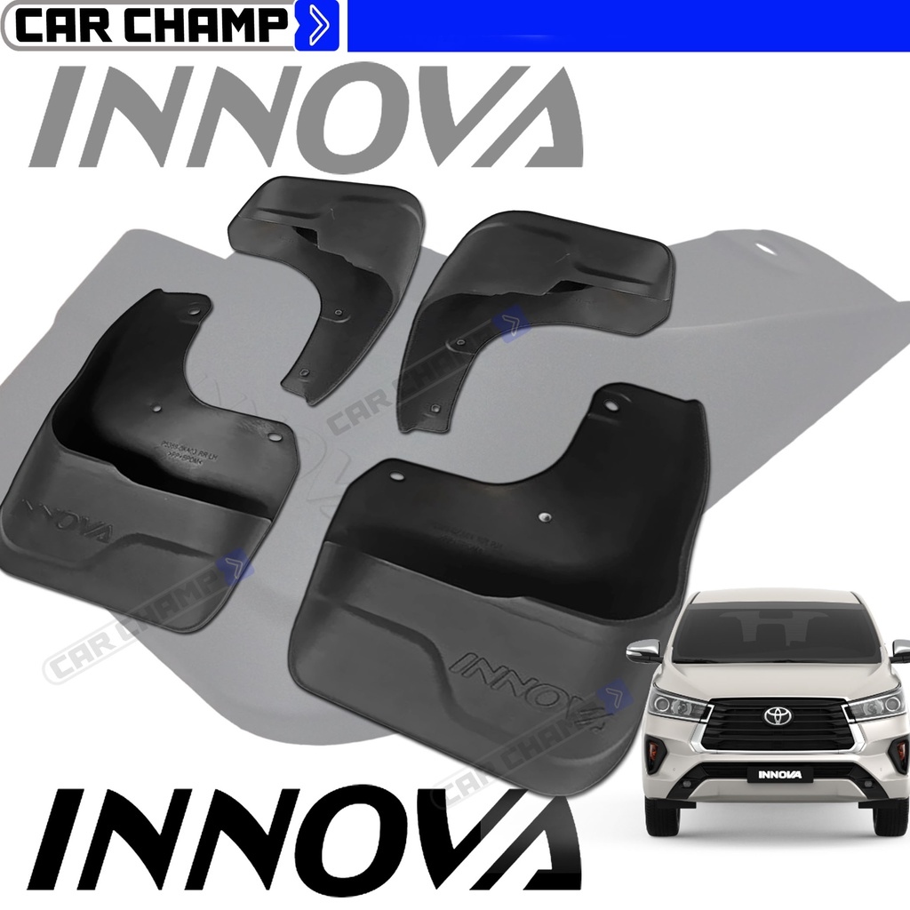 Toyota Innova 2016 to 2023 OEM Mudguard (Mud guard)2017 2018 2019 2020 ...