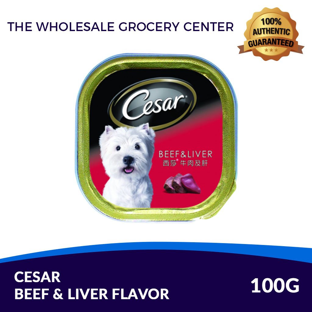 Cesar Beef & Liver Flavor 100g 12+1 | Lazada PH