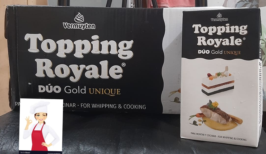 (1 Case) 100% Heavy Whipping Cream 12pcs x 1 Liter TOPPING ROYALE ...