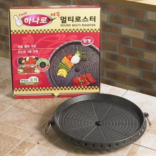 Hanaro Round Multi Roaster Korean Barbecue Grill Best For Samgyupsal ...