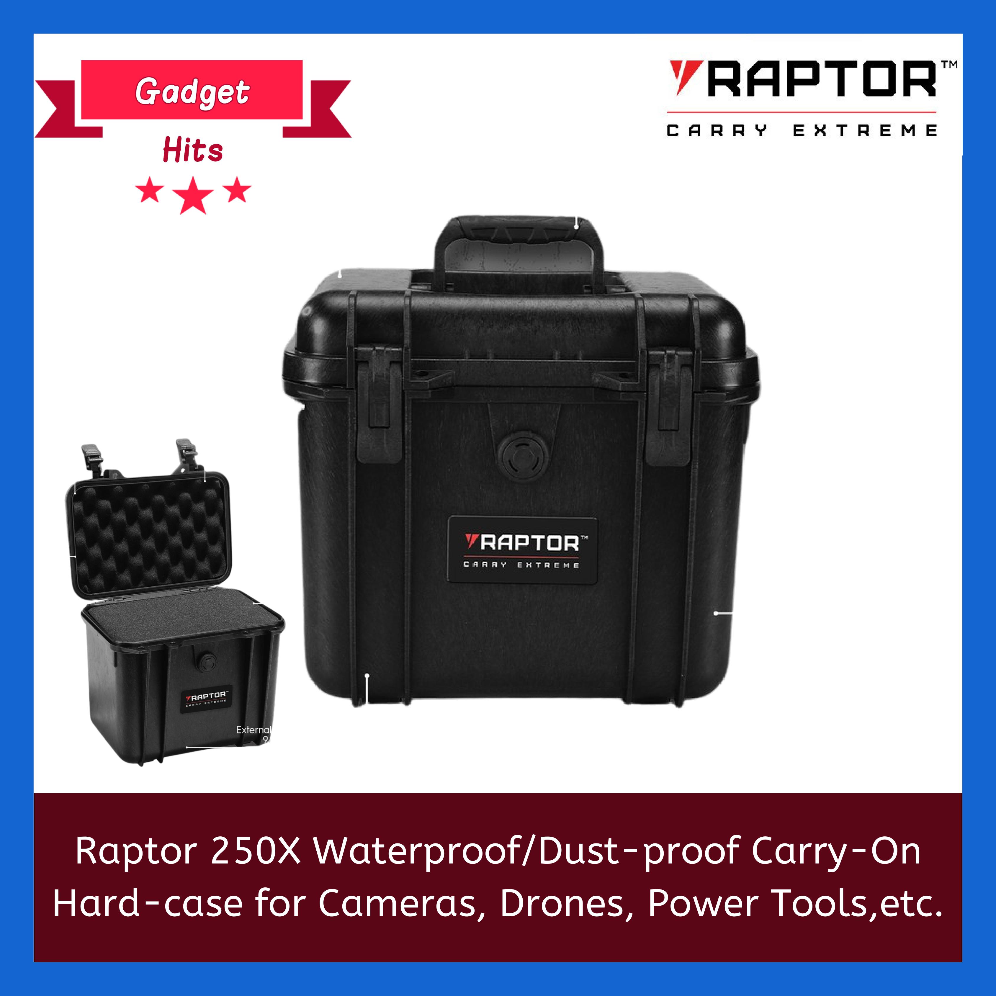 Raptor 250X Waterproof/Dust-proof Carry-On Hard-case for Cameras ...
