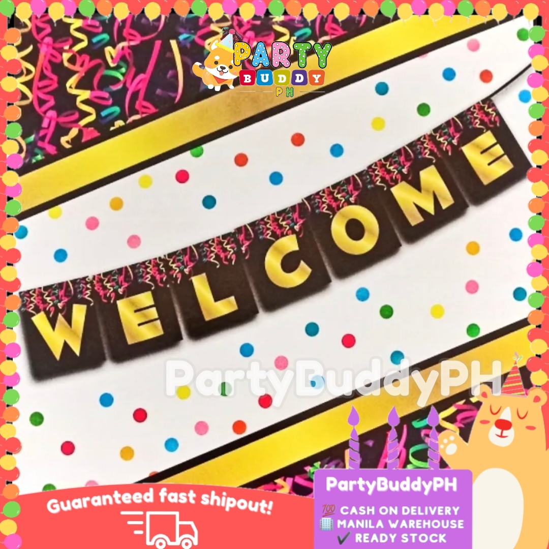 Welcome Banner sold by Partybuddyph | Lazada PH