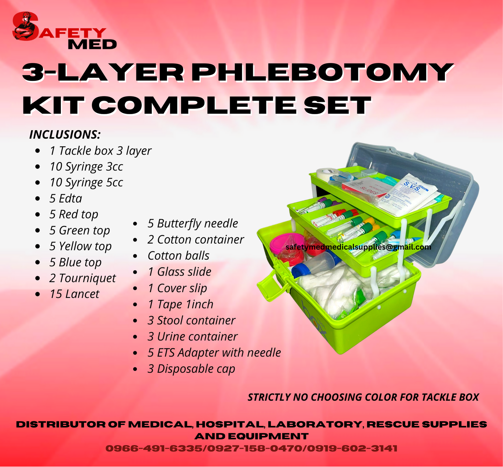 3-LAYER PHLEBOTOMY KIT (COMPLETE SET) | Lazada PH