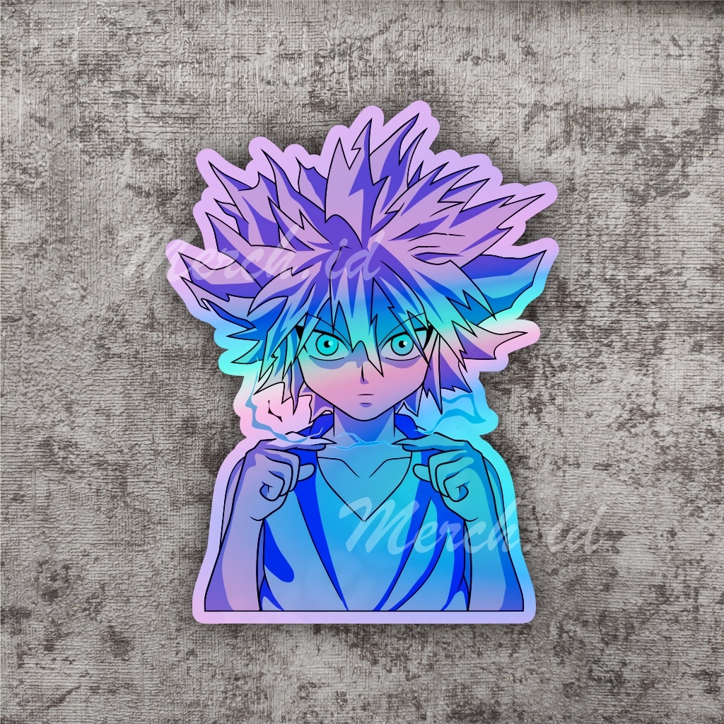 Hunter x hunter killua godspeed mode hologram anime Sticker | Lazada PH