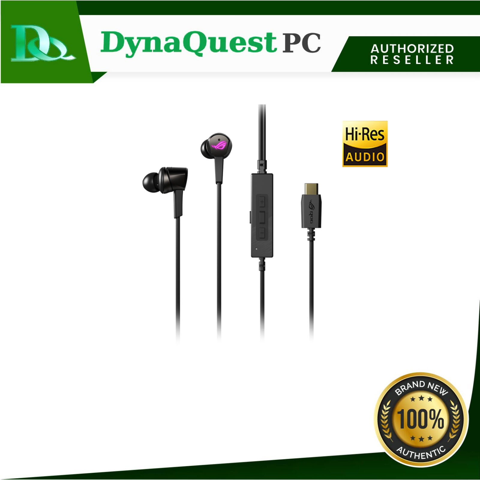 Asus ROG Cetra RGB Earbuds Headset Black in-line mic | Lazada PH