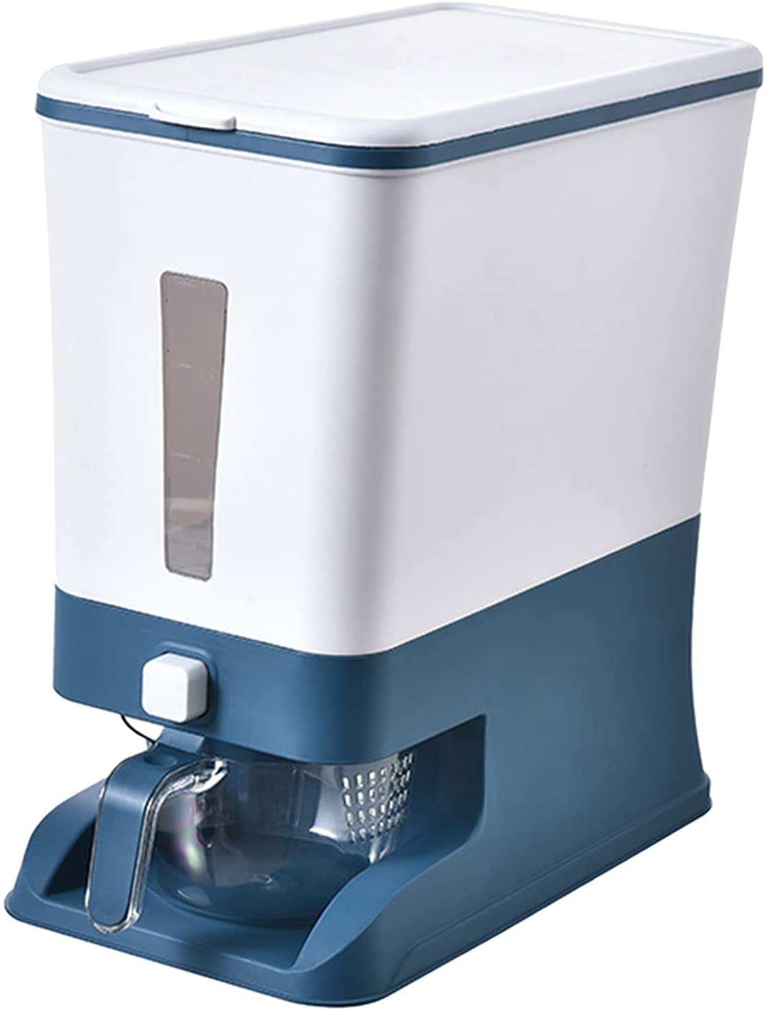 ZH938 12kg Rice Dispenser and Storage with measuring cup, Whole Grains ...