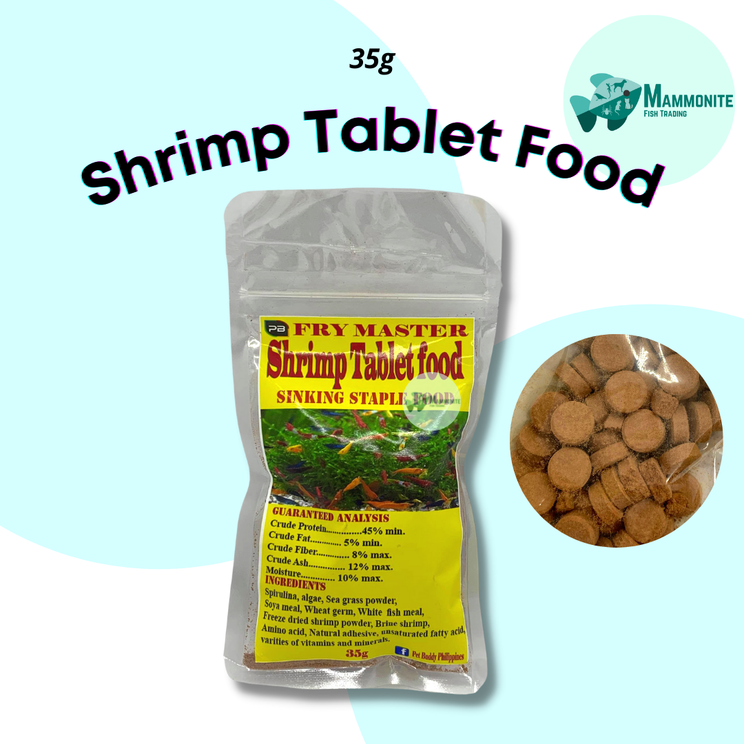 Aquarium Shrimp Tablet Food Sinking Staple for Fish 35 grams | Lazada PH