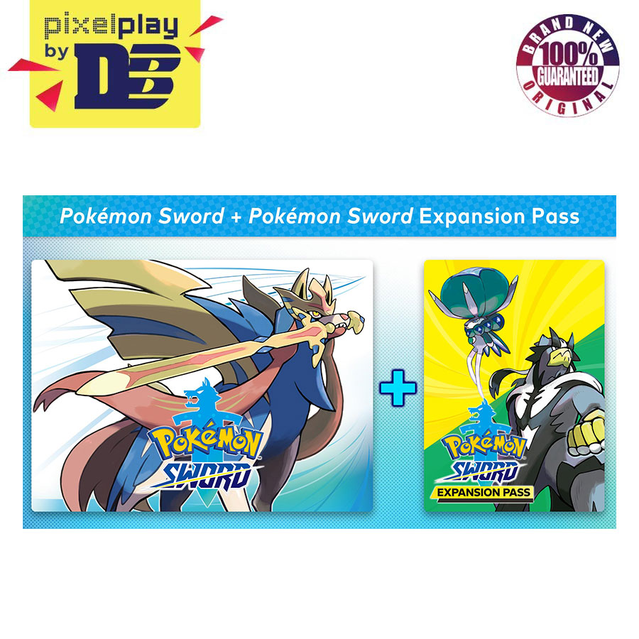 Nintendo Switch Pokemon Sword + Pokemon Sword Expansion Pass (US) (ENG ...