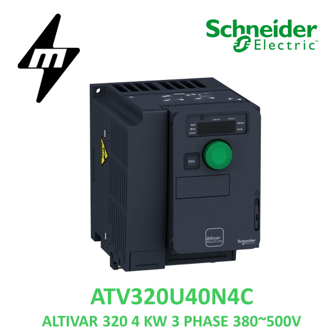 Schneider Electric VFD Altivar Machine ATV320U40N4C Variable Frequency ...