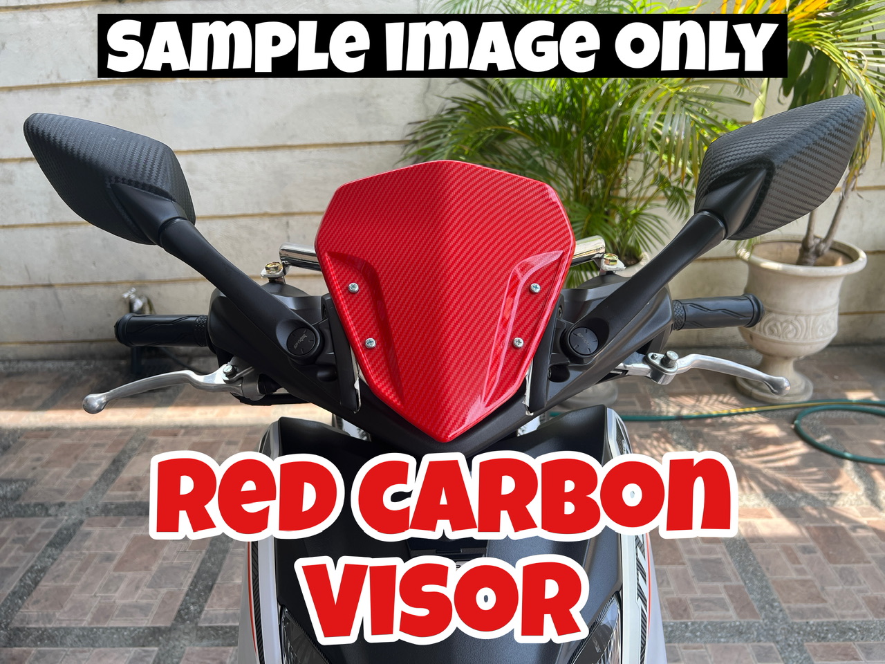 Suzuki smash r25 Side mirror bracket and visor set | Lazada PH