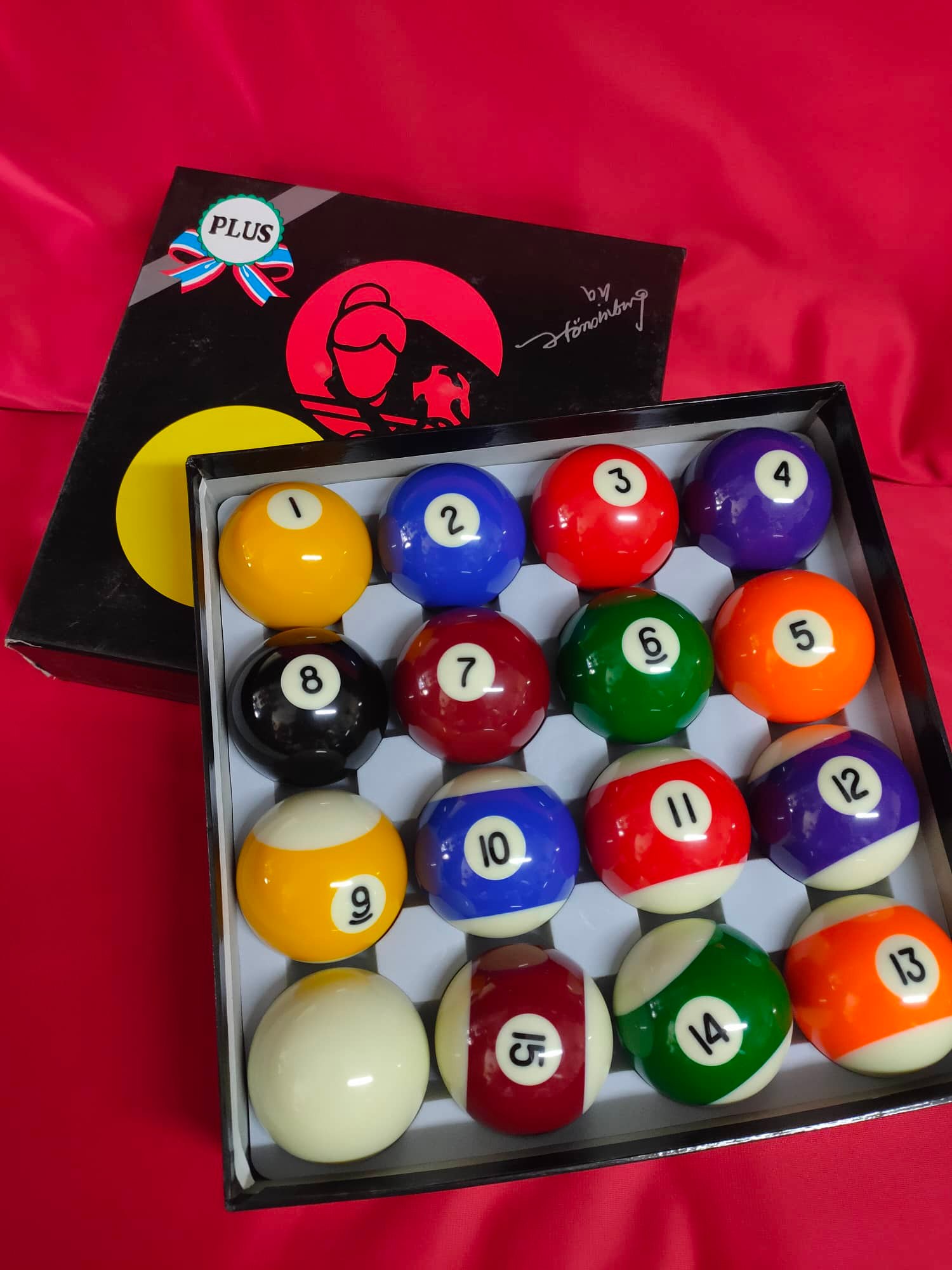 Hasinburg Billiard Ball Set / standard size for billiard table / bola ...