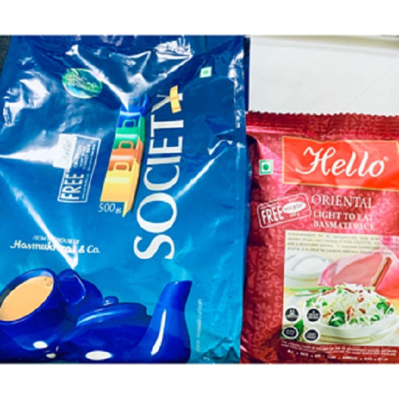 Society Assam Black Tea With Free 400g Basmati rice (500g) With Free ...