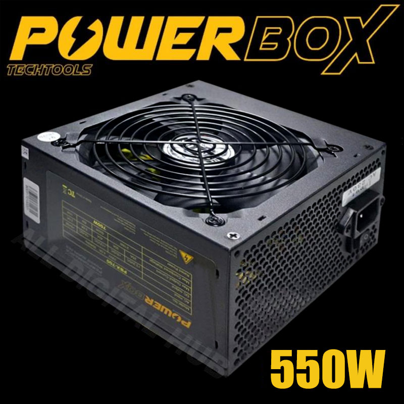 POWERBOX TechTools PBX-550 True Rated Gaming Power Supply | Lazada PH