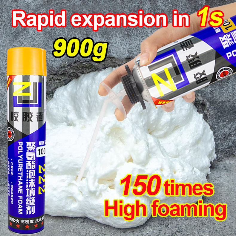 🥇Rapid expansion in 1 second🥇Foam spray sealant 900g 120 times high foaming volume eco foam ...
