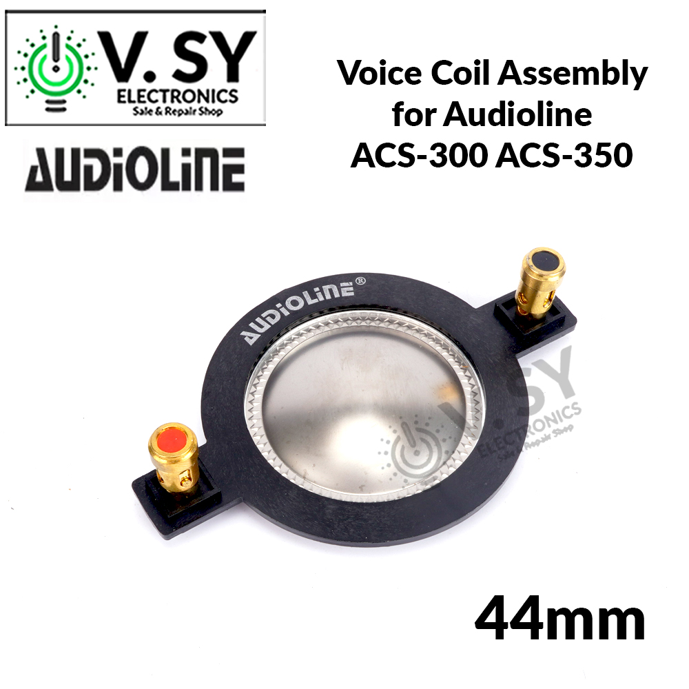 Original Audioline 44mm Voice Coil Assembly for ACS-300 ACS-350 Compression PA Driver Unit ...