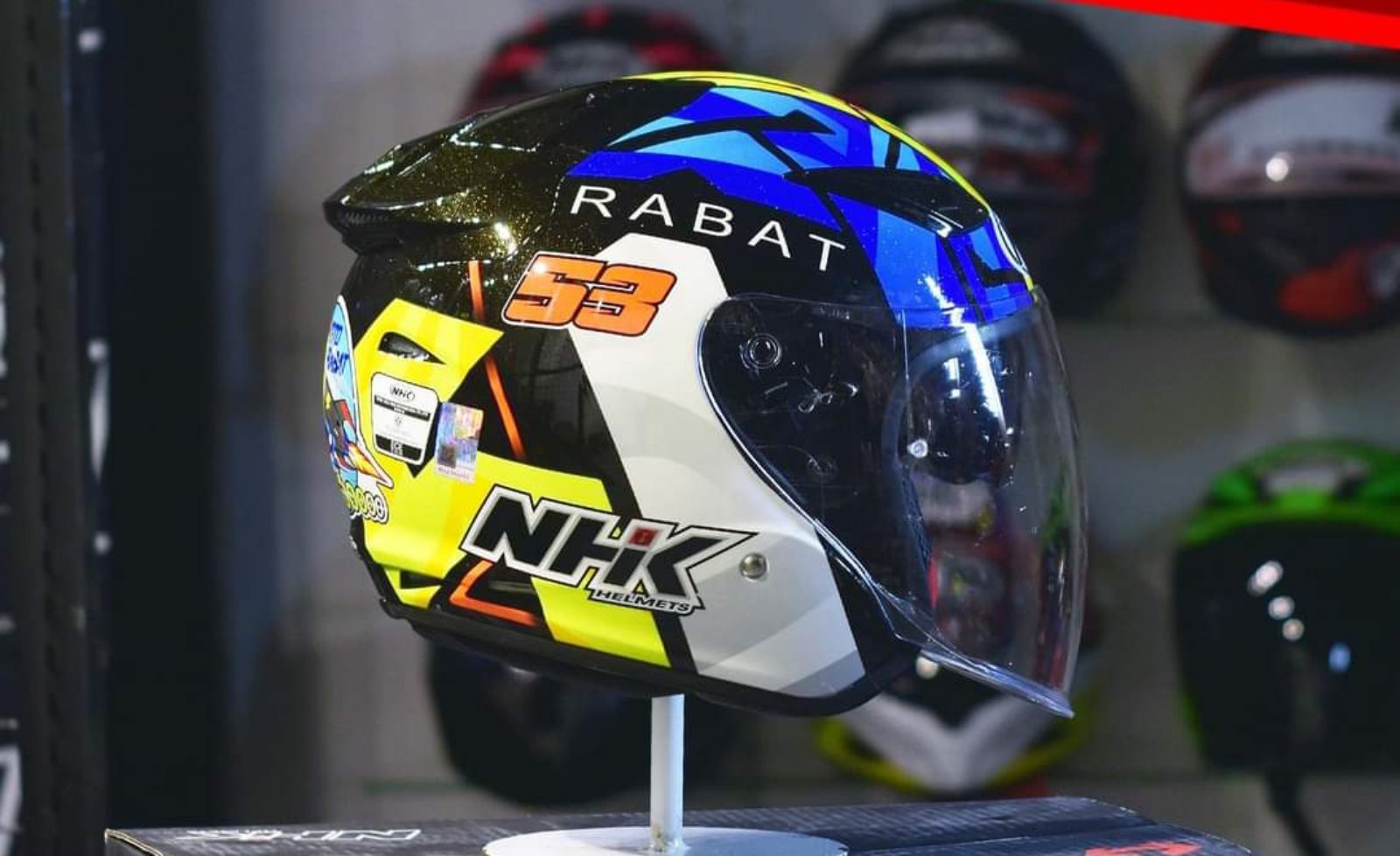 NHK R1 Tito Rabat Open Face Dual Visor Helmet | Lazada PH