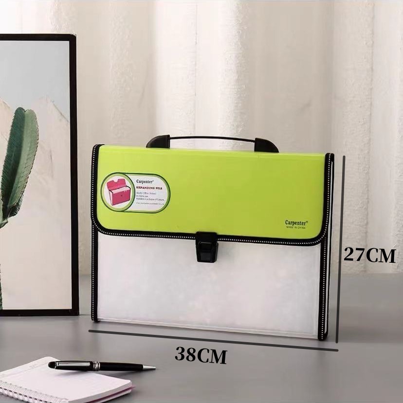 Folder File Organizer Long Expanding File Folder 13 Pockets File Bag ...