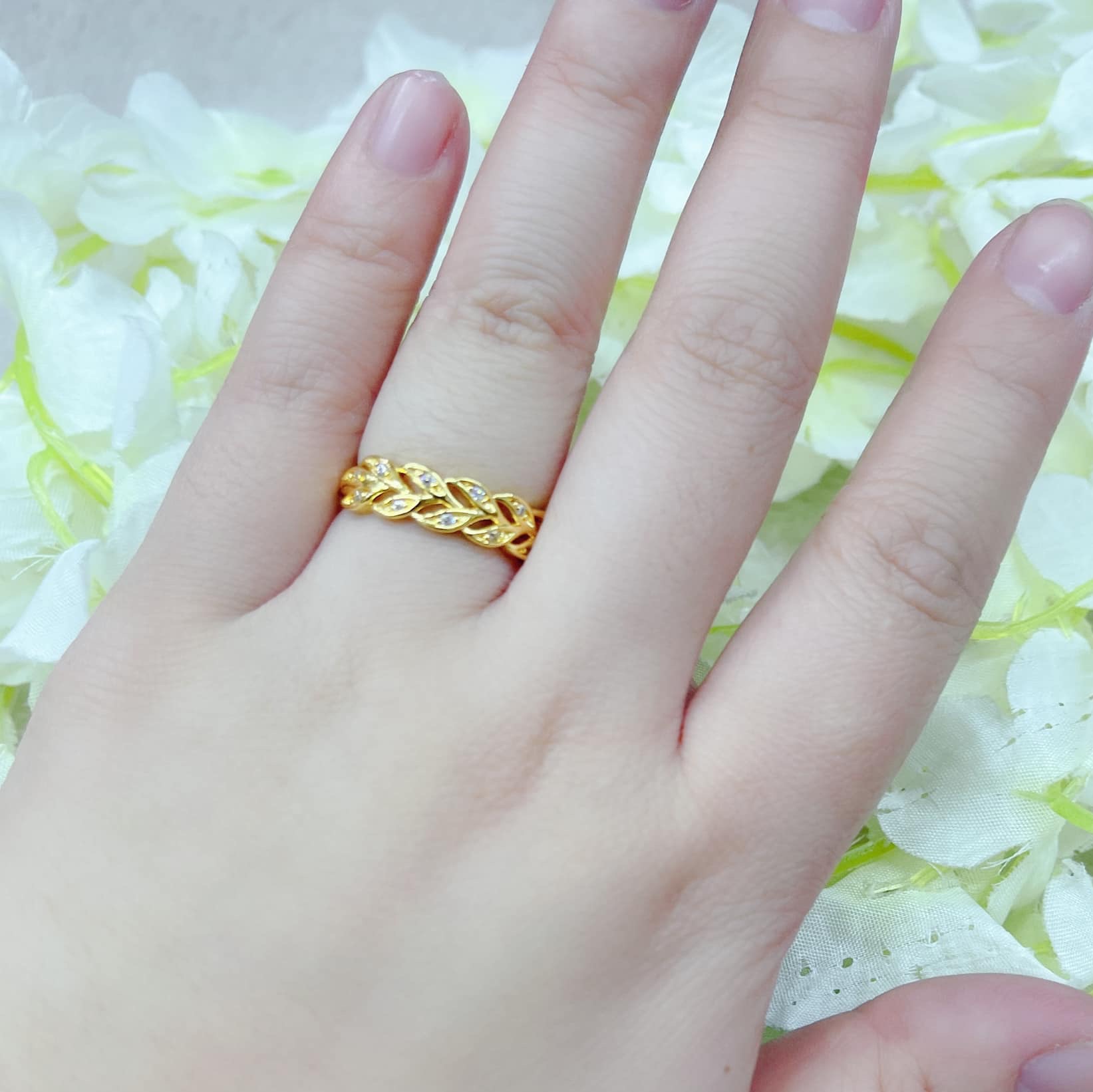 10k Gold Leaves Ring | Lazada PH