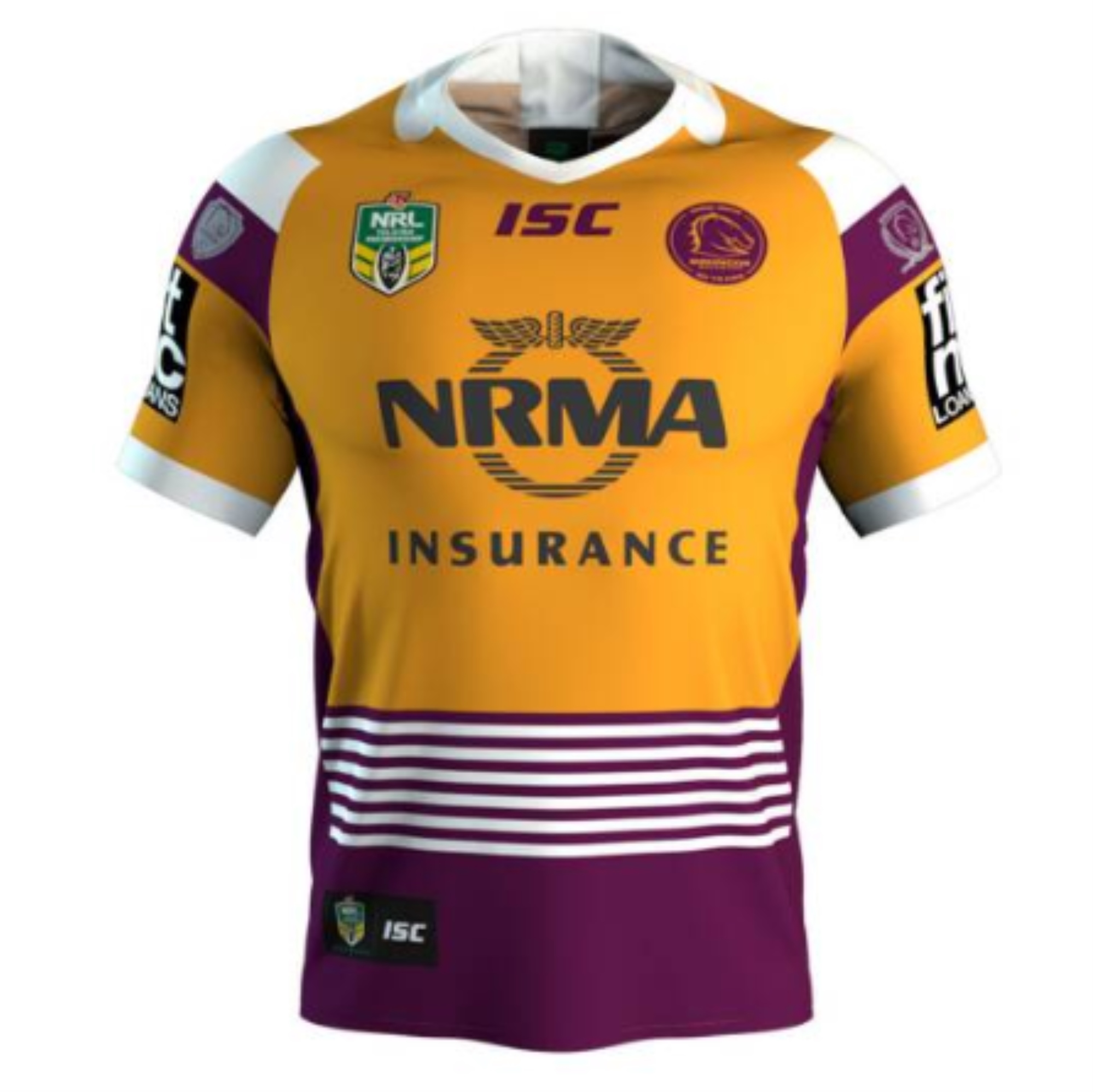 New jersey NRL Australian Brisbane Broncos football clothes Broncos ...