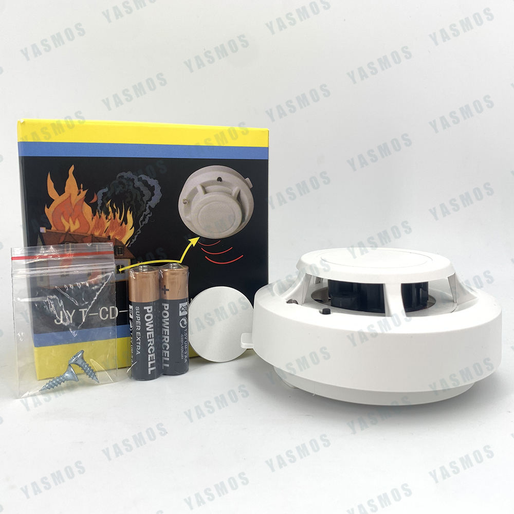 Standalone Photoelectric Smoke detector fire alarm With Battery For ...