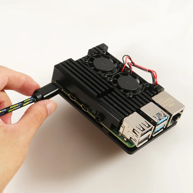 【Ready Stock&COD】for Raspberry Pi 4 4B Raspberry Pi Case with Dual ...