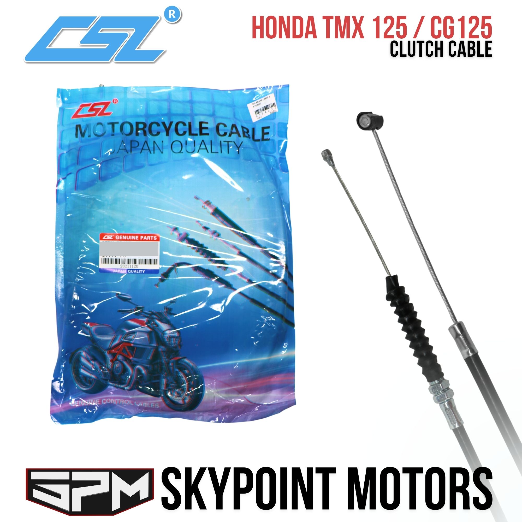 CSL Clutch Cable for Honda TMX 125/CG125 (9706-214) | Lazada PH
