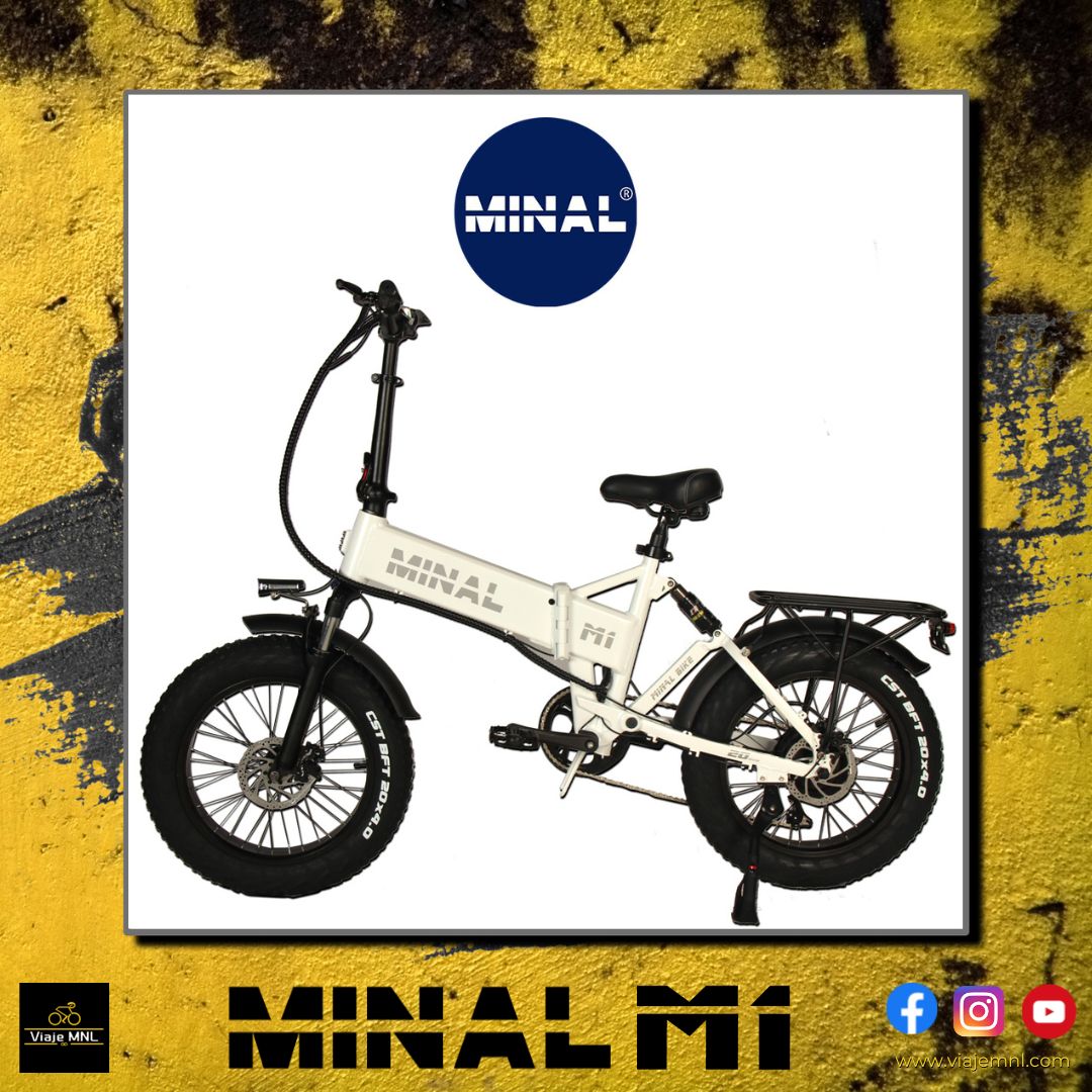 MINAL M1 foldable full suspension pedal assist ebike electricbike Viaje ...