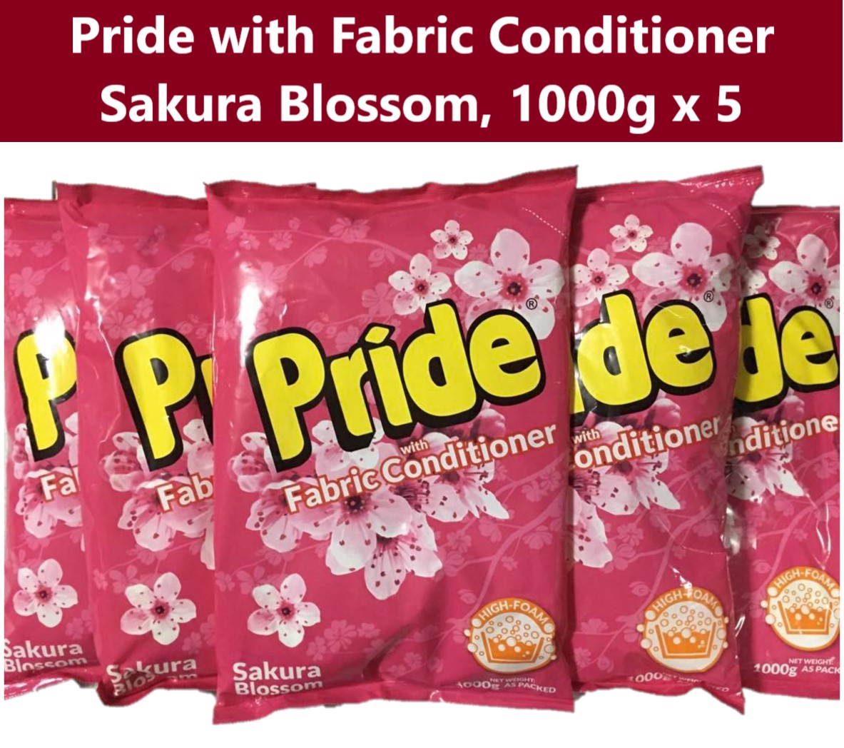 Pride with Fabric Conditioner Sakura Blossom, 1000g | Lazada PH