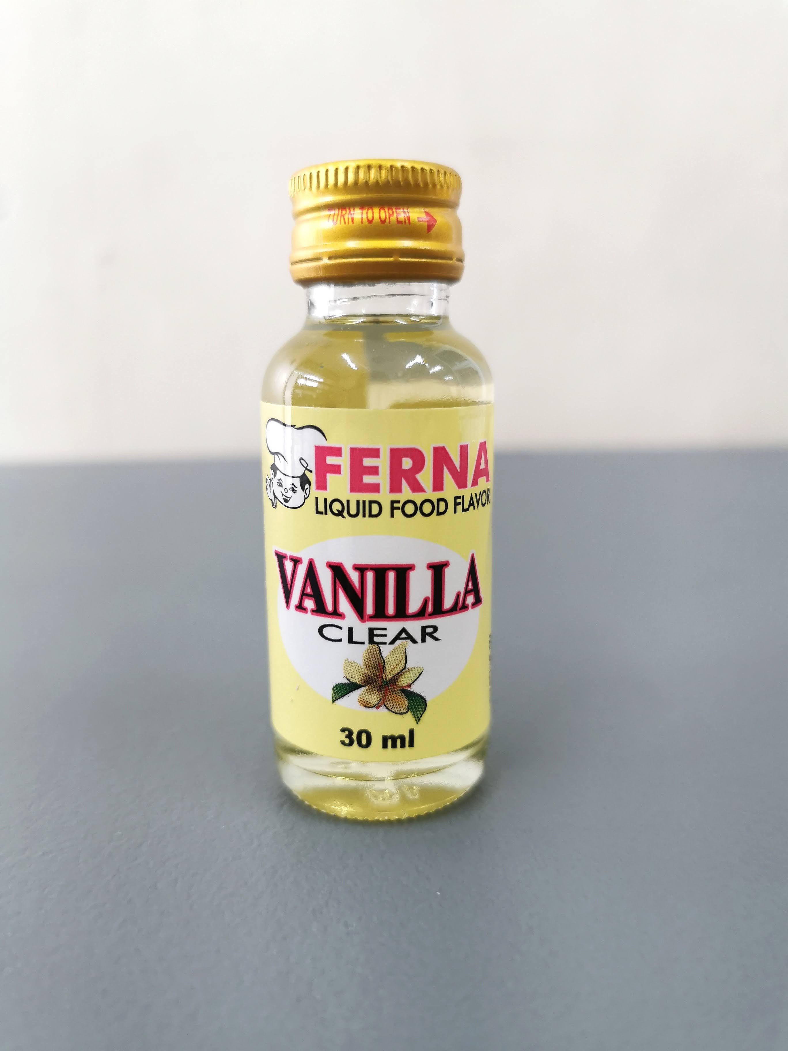 Ferna Vanilla Liquid Flavor (brown and clear) 30ml | Lazada PH