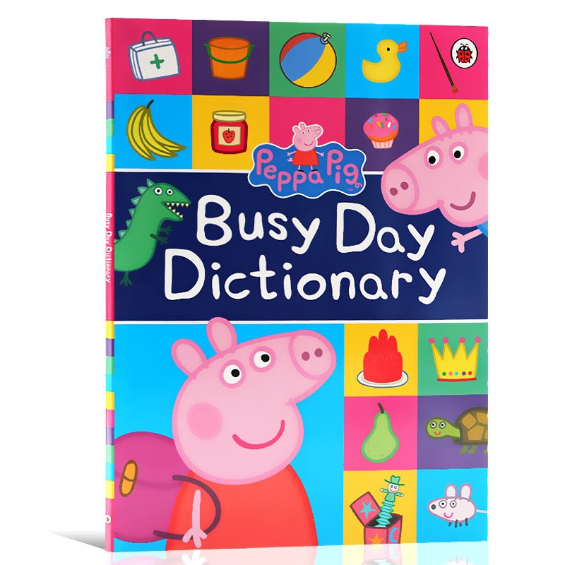 PEDOT piglet 500 common words dictionary Peppa Pig Busy Day Dictionary ...