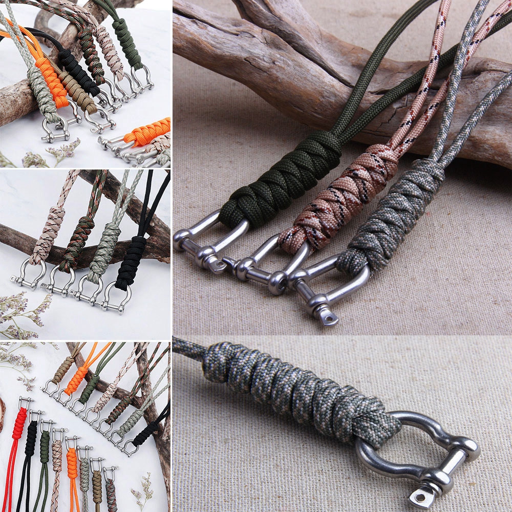 COD1x เชือกร่มกลางแจ้ง กล้อง Anti-lost Lanyard Climb Keychain Tactical ...