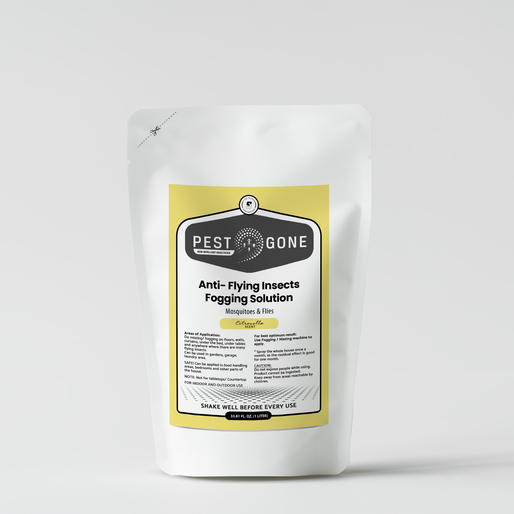 Pest Gone Anti-Flying Insects Mosquitoes Flies Fogging Misting Solution ...