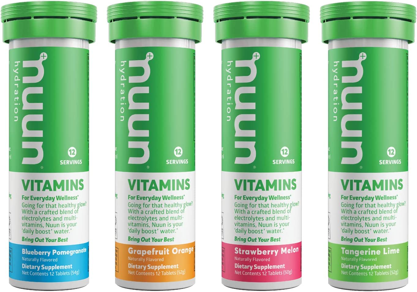 Nuun Vitamins 12 per tube Vitamins Electrolyte Drink Tablets Mixed ...