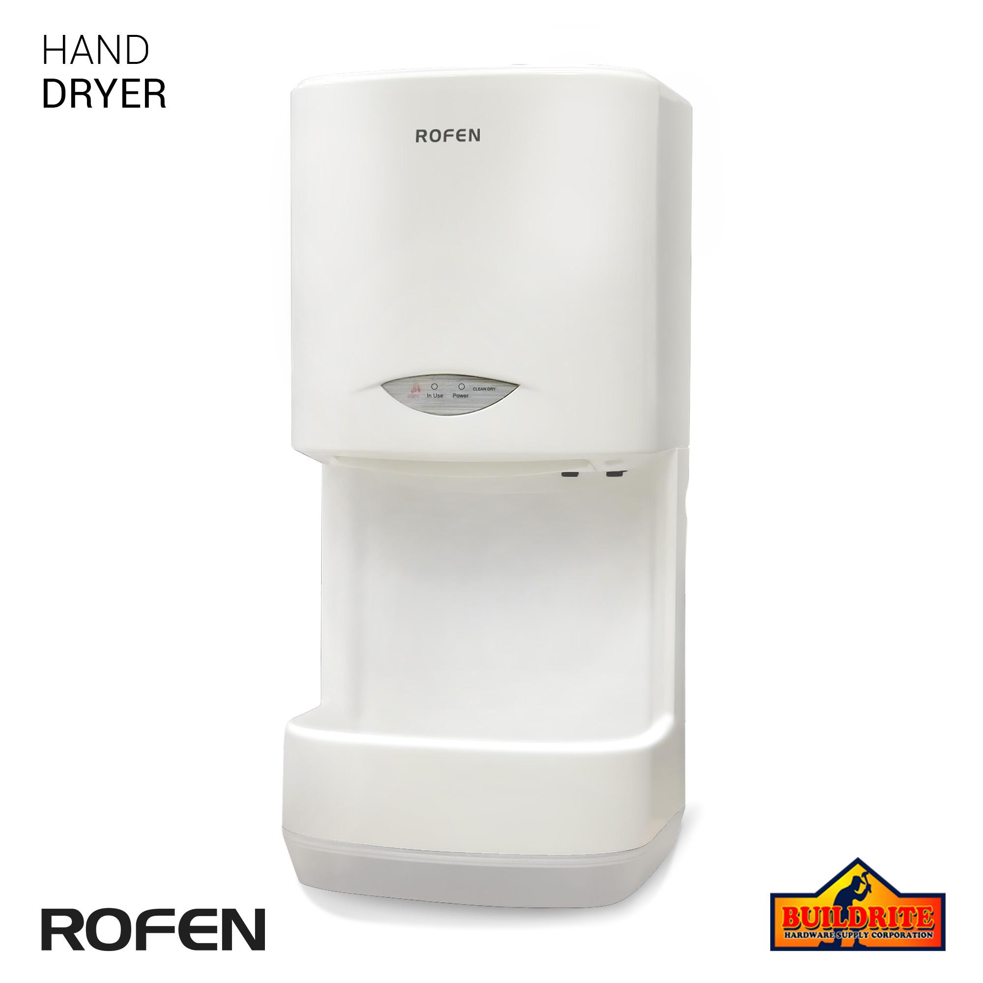 Rofen RFN.HD2001A Automatic High Speed Hand Dryer with Drip Tray ...