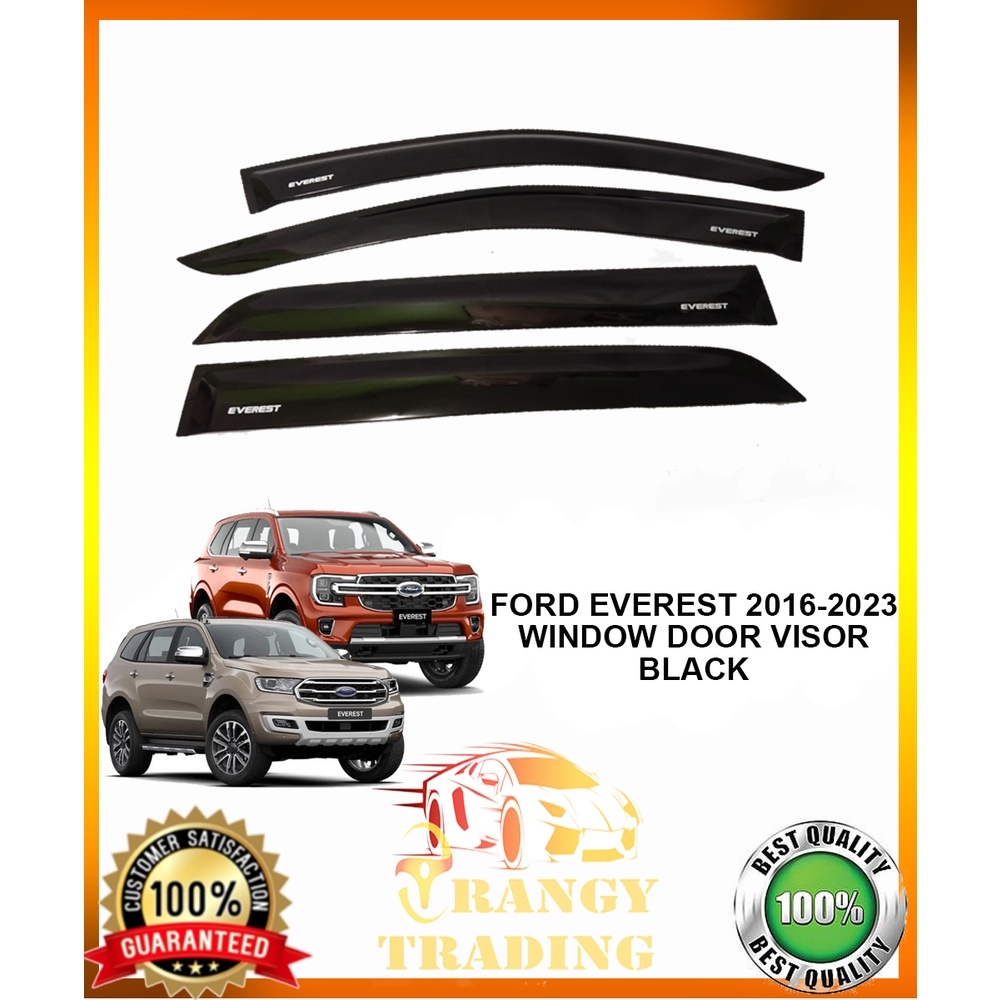 Ford Everest 2016 to 2023 Window door visor OEM / INJECTION 2017 2018 ...