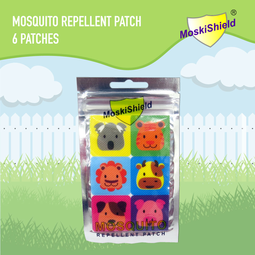 MoskiShield Mosquito Repellent Patch 6 Patches (1 Pouch) | Lazada PH