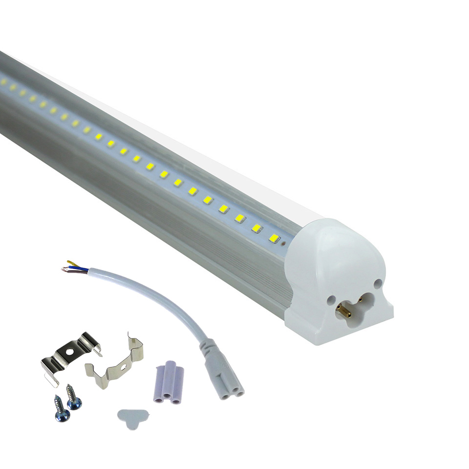 T8 LED Tube Integrated Light 20W 57CM LED Fluorescent Tube Bulb Wall ...
