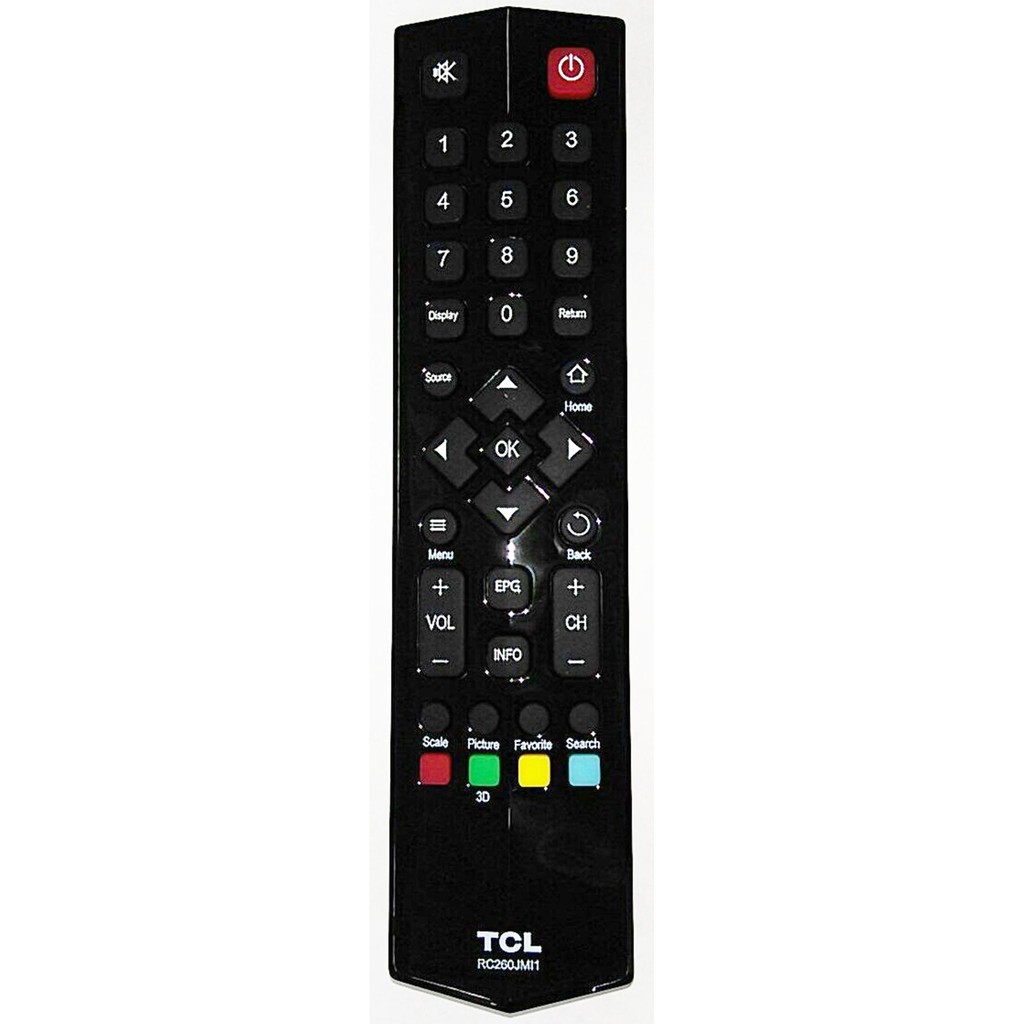 Tcl LCD LED Smart TV Remote Control Model RC260JMi1 (Black) | Lazada PH