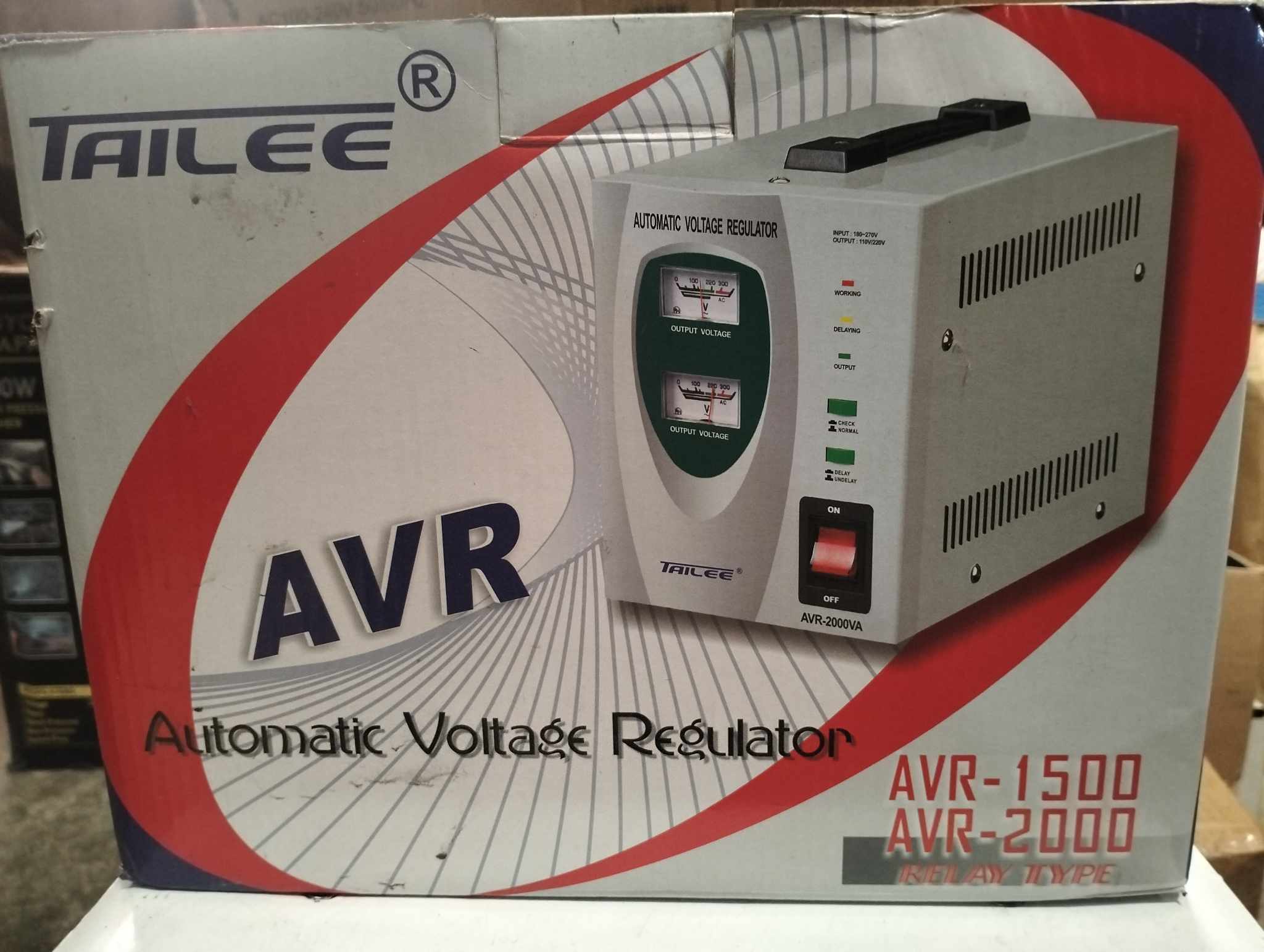 TAILEE AVR (AUTOMATIC VOLTAGE REGULATOR) 1500W (1500 WATTS) WITH TIME DELAY - RELAY TYPE | Lazada PH